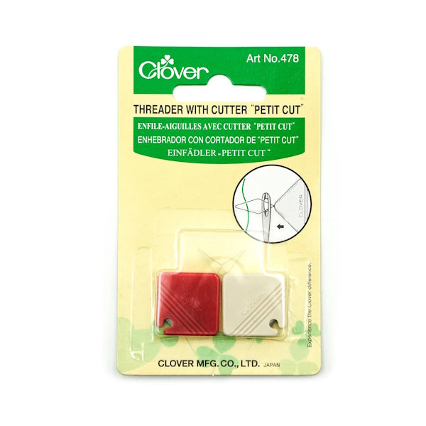 Clover - Threader with Cutter "Petit Cut" – Grandma's Attic Quilting
